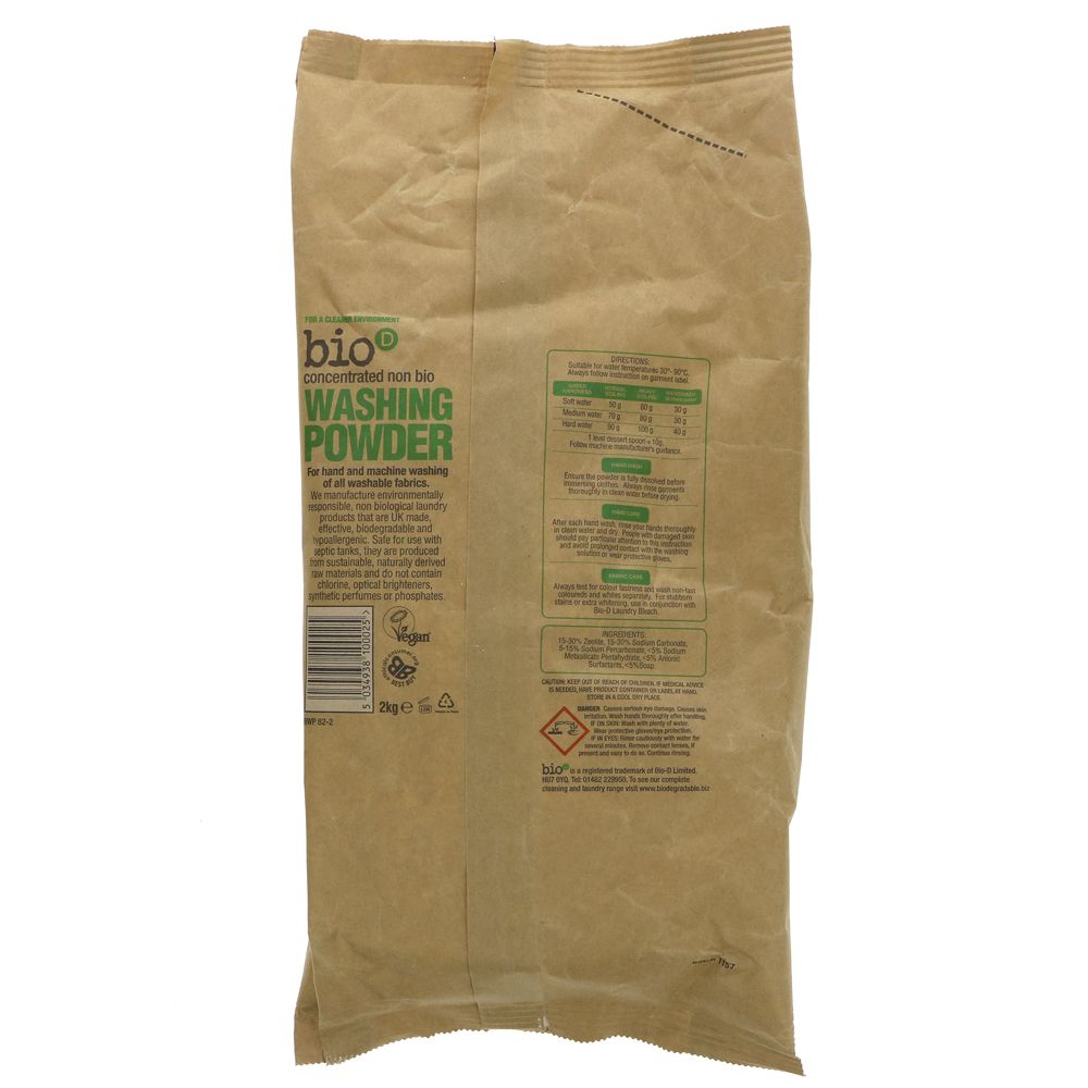 Washing Powder, Bio D, 2kg – Grow Wild