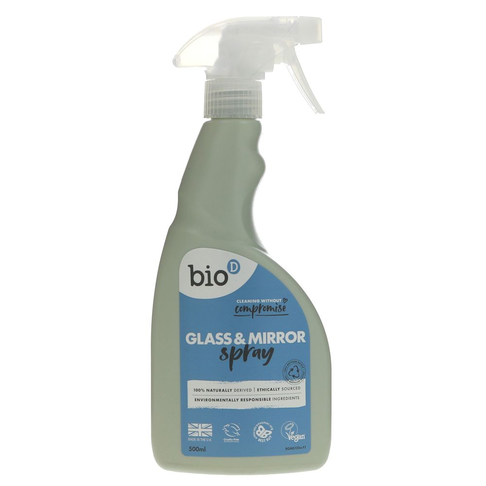 Glass & Mirror Spray, Bio D, 500ml – Grow Wild