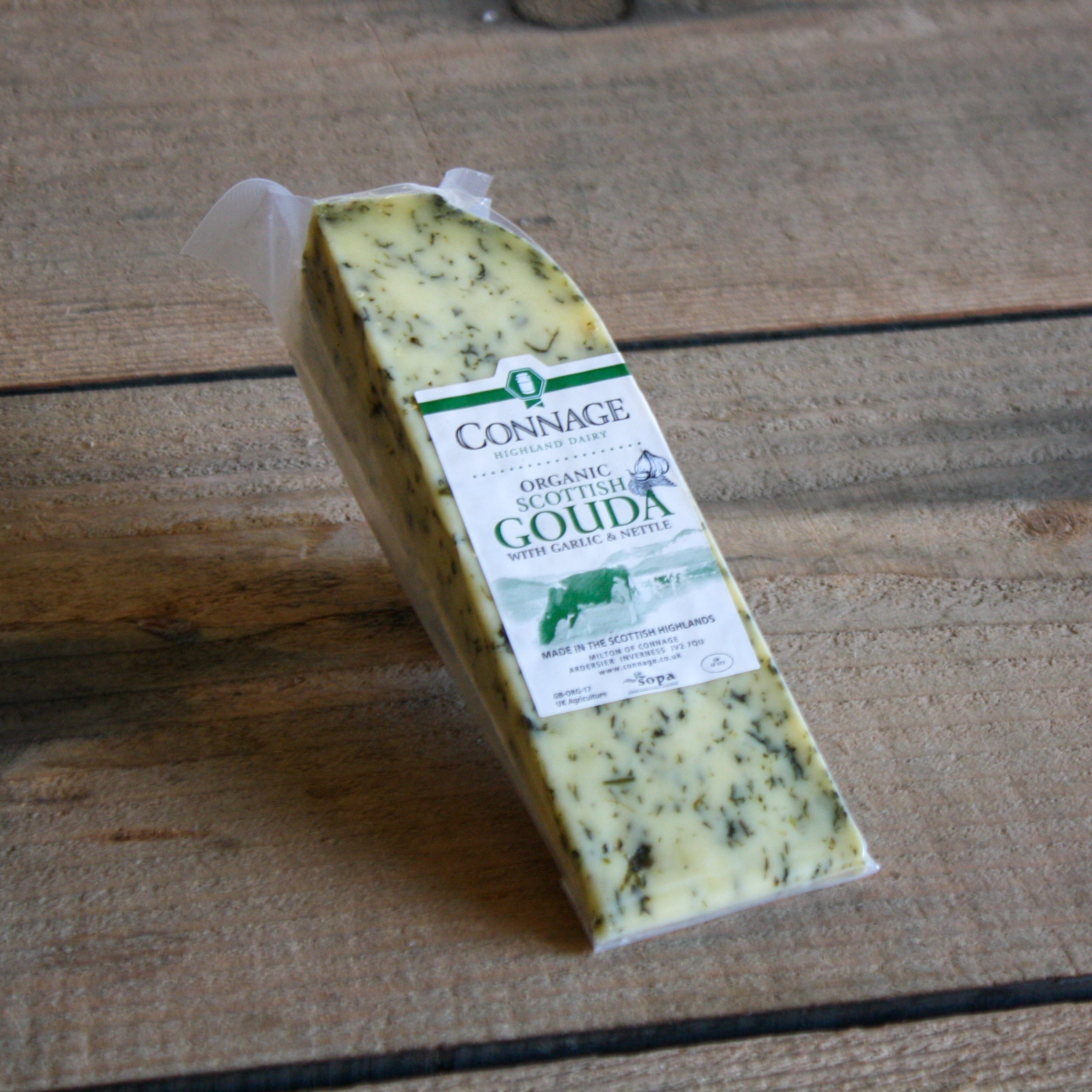 Cheese, Connage Garlic & Nettle Gouda – Grow Wild